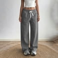 Aezemi Women Drawstring Sweatpants Pull on Elastic Waist Fashion Deep ...