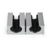 VEVOR SBR Linear Rail 16-800mm 2xLinear Guideway Rail and 4X Bearing ...