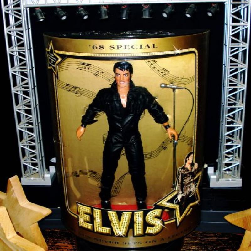 1968 Special Elvis Presley 12 Inch Figure, In Black Leather - Walmart.com