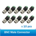 20Pcs Male Metal BNC Connector with DC Connector Plug Screw Terminal ...