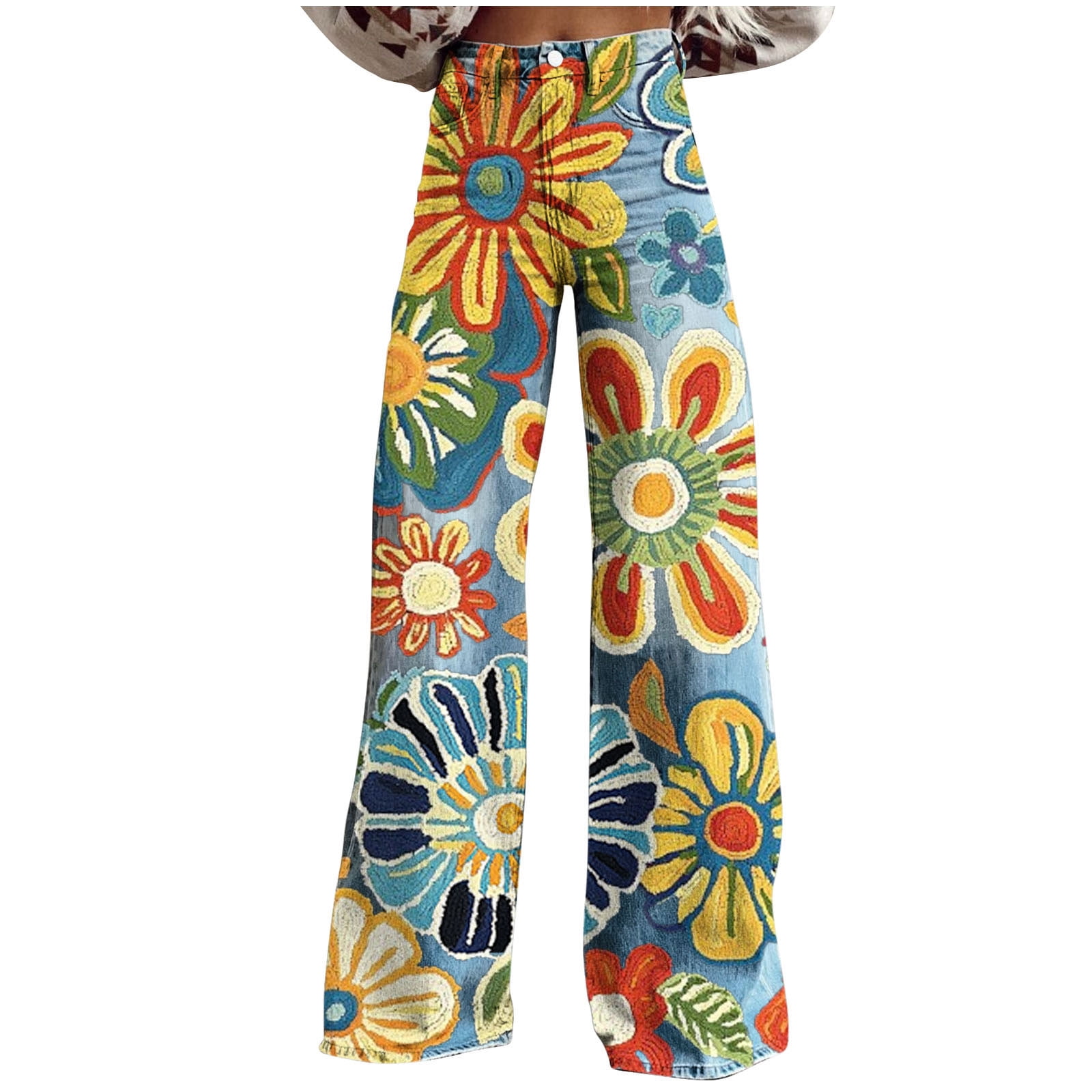 Click here for Ohufall Wide Leg Jeans For Women High Waisted Stre... prices