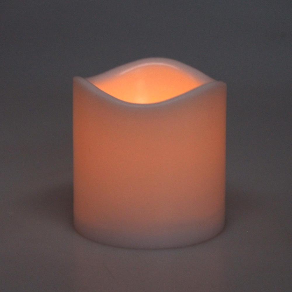 Flameless Plastic Candle LED Light, Ivory, 3-Inch - Walmart.com