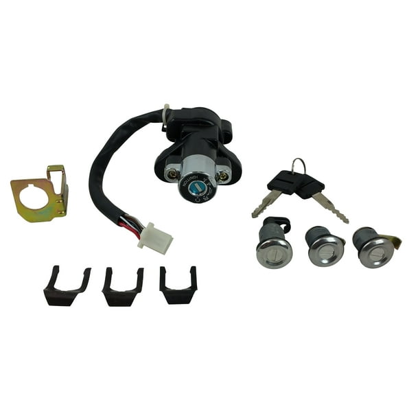 6 Wire Key Ignition Switch 150 250cc Scooter Moped MC-54 GY6 Key Set 4 ...