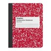 Staples Composition Notebook 7.5" x 9.75" Graph Ruled 80 Sheets Blue ...