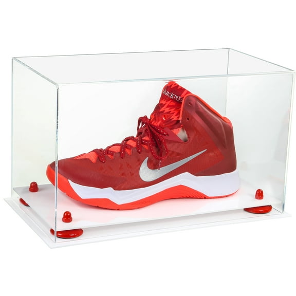 Deluxe Acrylic Large Shoe Display Case for Basketball Shoe Soccer Cleat ...