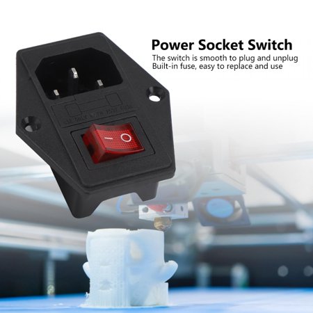 Domqga Power Socket Switch,4-Pin Power Socket Switch,3Pcs AC Power ...