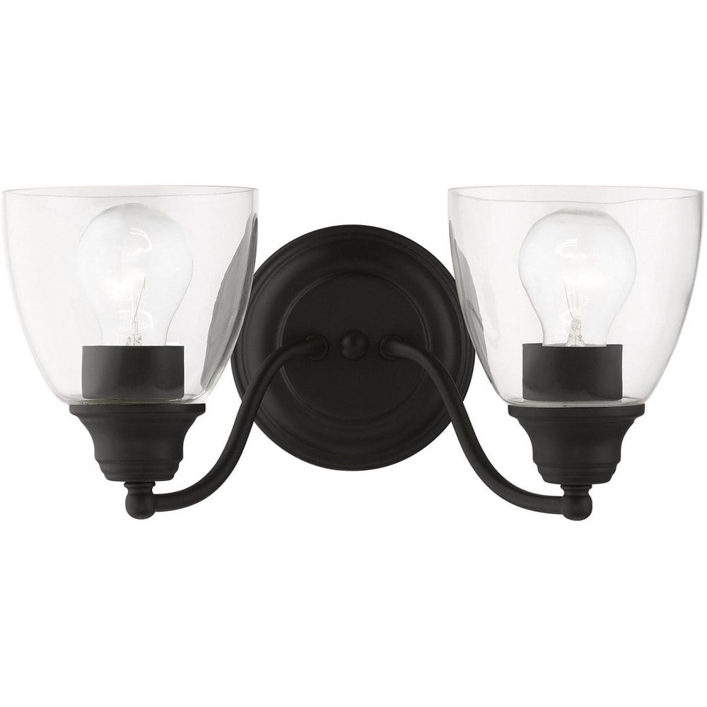 2 Light Bathroom Light in Transitional Style-7 inches Tall and 13.5 ...
