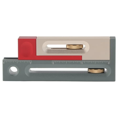 Table Saw Slot Adjuster Precise Movable Measuring Block Mortise Tenon ...