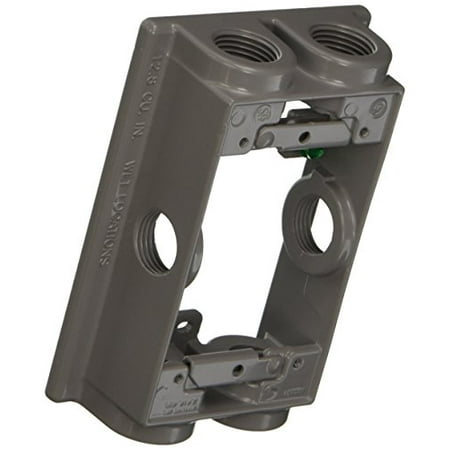 1-Gang Weatherproof Extension Adapter, Swing Arm, Six 1/2 in. Threaded ...