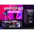 Mini Blue tooth Amplifier 300W+300W Audio Receiver Dual Channel, Black ...