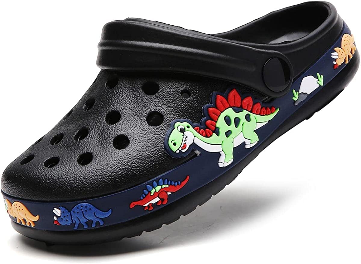 Kids Boys Girls Cartoon Clogs Slippers Toddler Slip On Lightweight ...