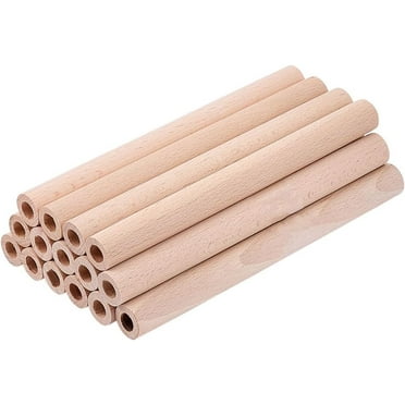 Triangle Wooden Dowel Rods 1/2 inch x 36 inch, Pack of 25 Birch Wood ...