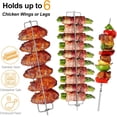 5Pcs Stainless Steel Skewers for Grilling, BBQ Fork Patio Outdoor BBQ ...