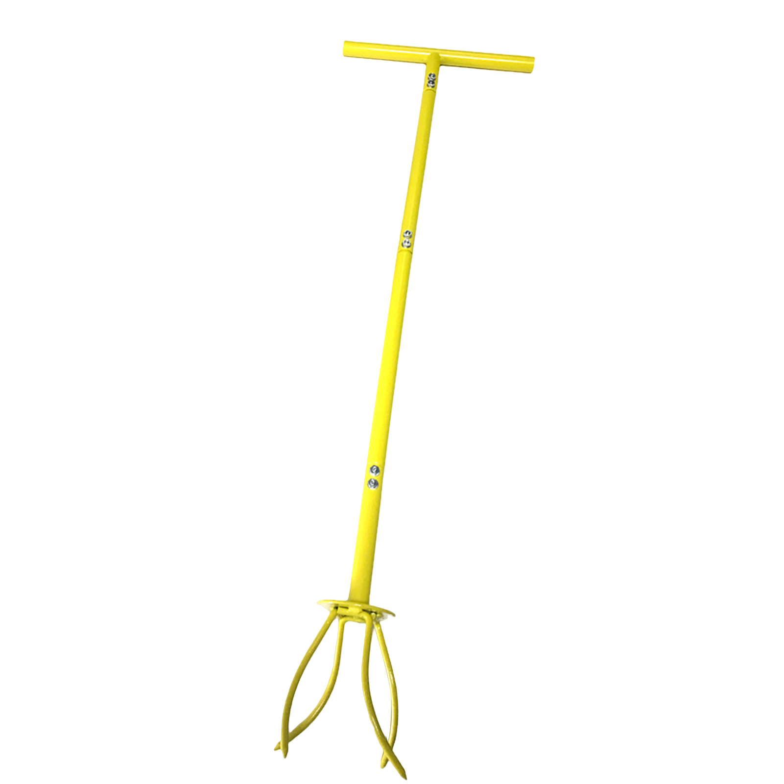 Soil Grabber T-handle - Long Handle, Adjustable Height, Yard Garden ...