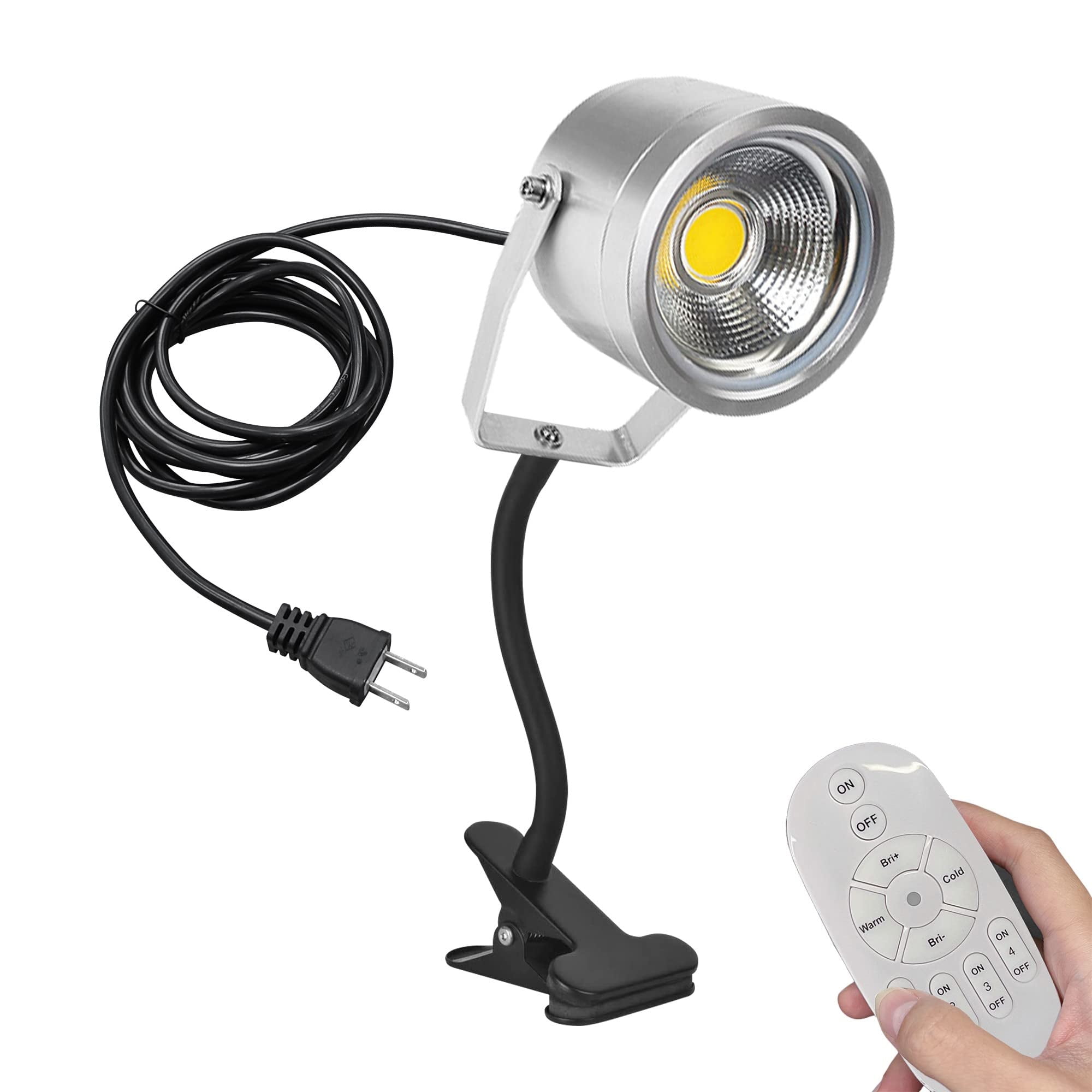 FSLiving Outdoor LED Spotlight Remote Control with Bracket Stepless ...