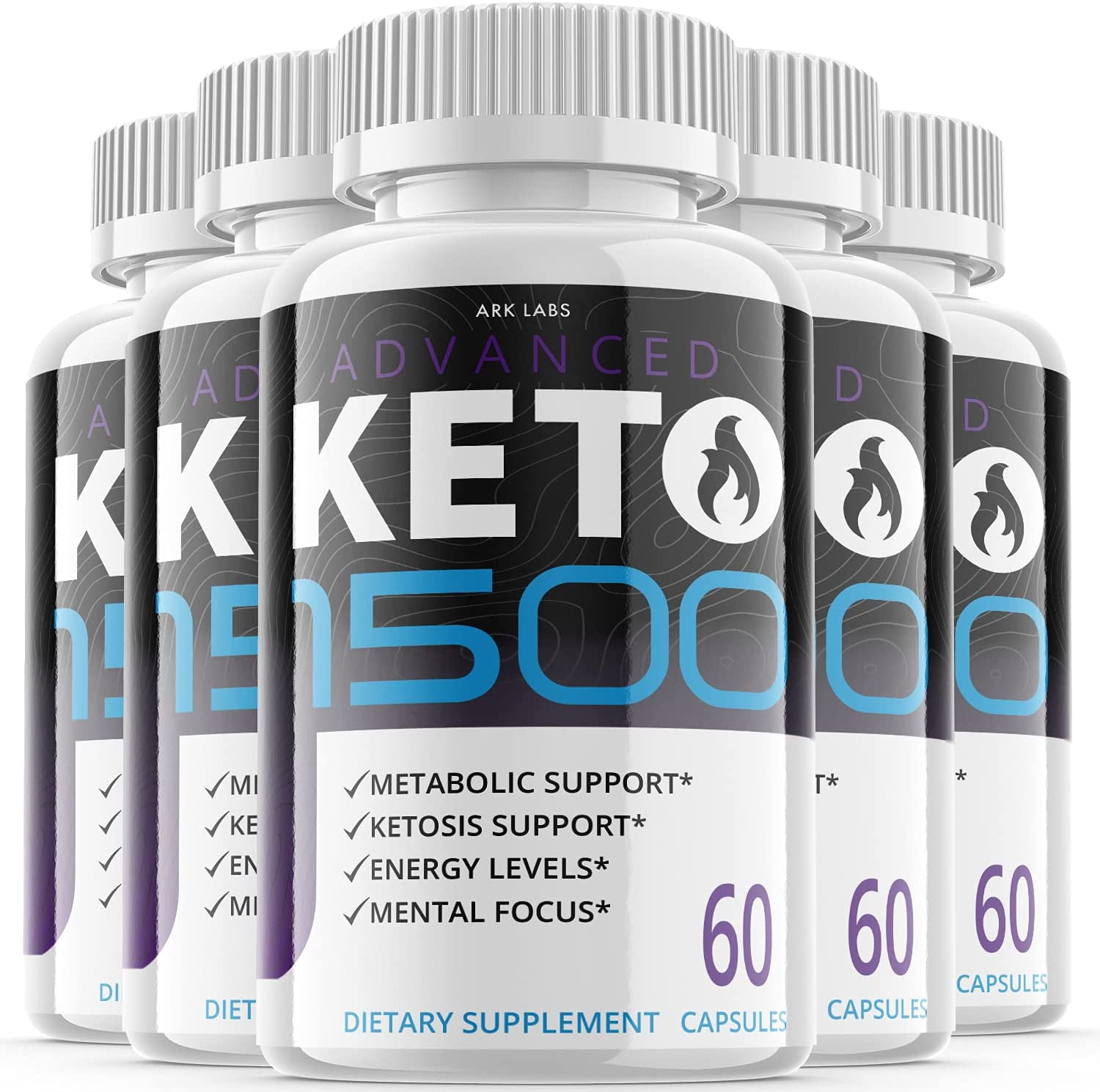 (5 Pack) Keto 1500 - Pills for Weight Loss - Energy Boosting ...