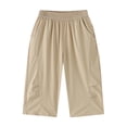 Amidoa Girls Shorts Casual Summer Toddler Soft Solid Color Elastic ...