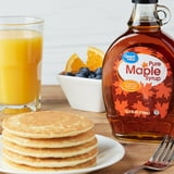 Great Value Pure Maple Syrup 12.5 fl oz Amber Color Rich Taste ...