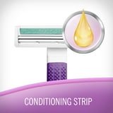 Skintimate Twin Blade Disposable Razors for Sensitive Skin with Aloe ...