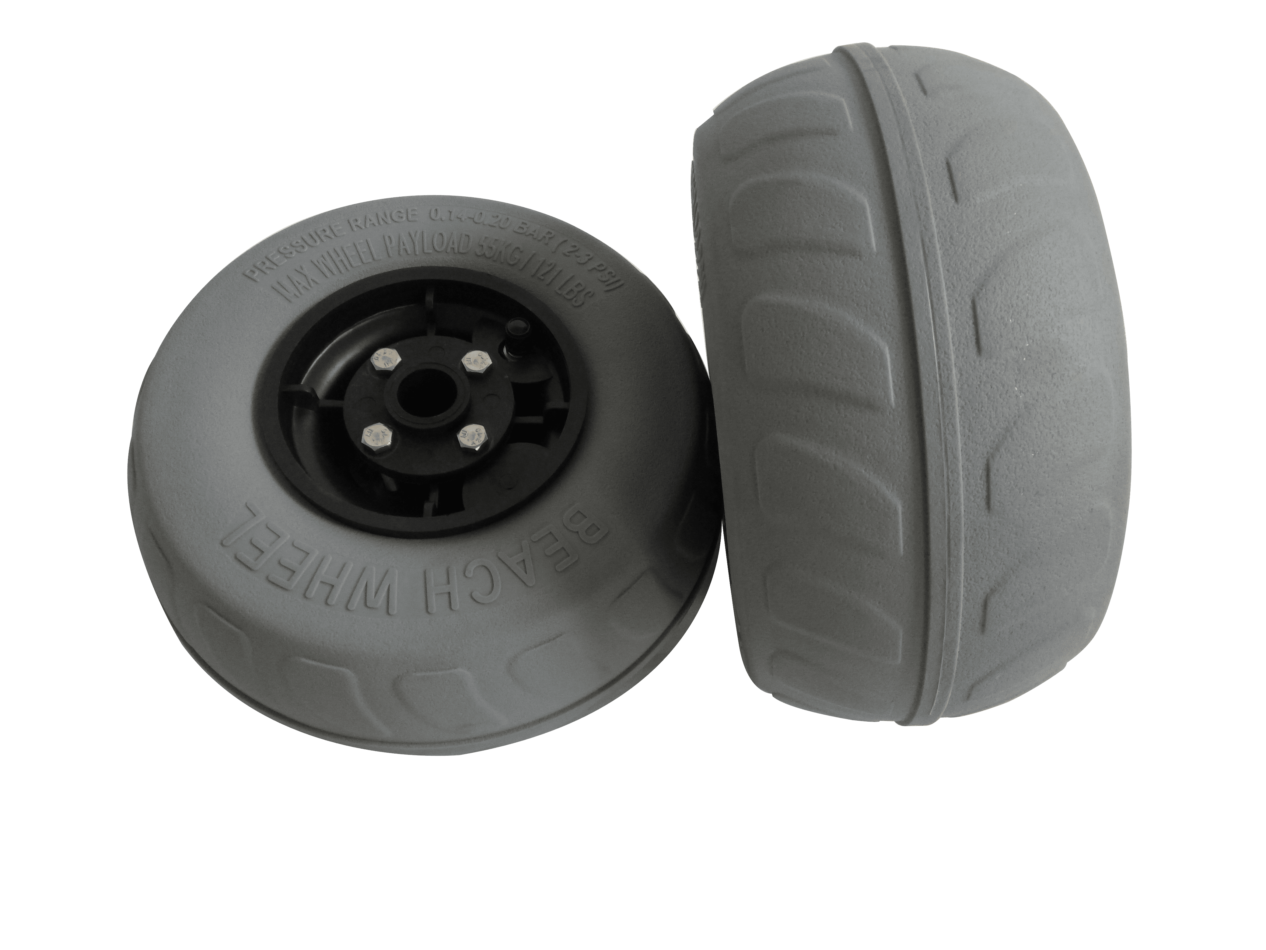 9" Balloon Wheel for Trolley Cart Caster 0.47 inch Hole Size for Wagon ...