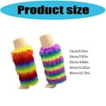 10 Pairs Plush Boot Cuffs Breathable Acrylic Sock Covers Comfortable ...
