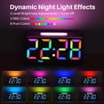Mpow Alarm Clocks, RGB Digital Clock with Night Light, Desk Clock for ...