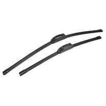 Unique Bargains 1 Pair 27"-25" Coating Silicon Front Windshield Wiper ...