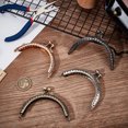 1Set 4Pcs 4 Colors Iron Purse Kiss Lock Frame Handle for Bag Sewing ...