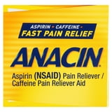 Anacin Fast Pain Relief Pain Reducer Aspirin Tablets, 300 Tablets ...