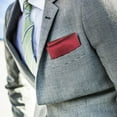 2PCS Men's Pocket Square Classical Rayon Handkerchief For Business ...