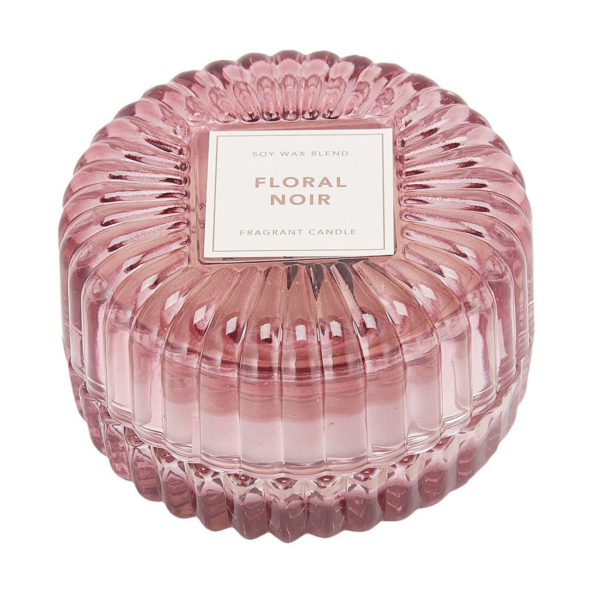 Anko Floral Noir Glass Candle, FRAGRANT CANDLE - Walmart.ca