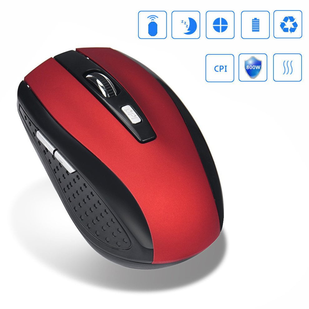 2.4GHz Wireless Optical Mouse Adjustable DPI Cordless Mice With ...