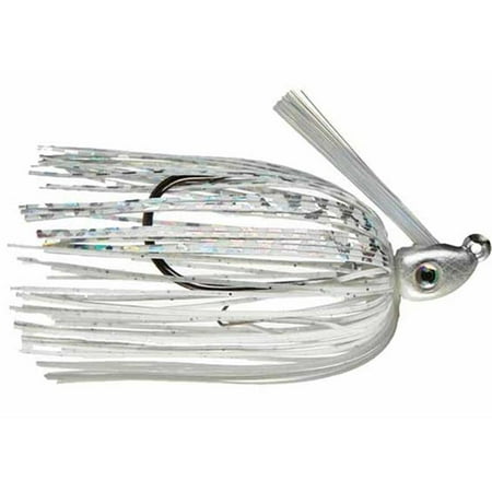 Strike King SHAHCSJ38-204 Hack Attack Swim Jig, 0.38 oz. - White ...
