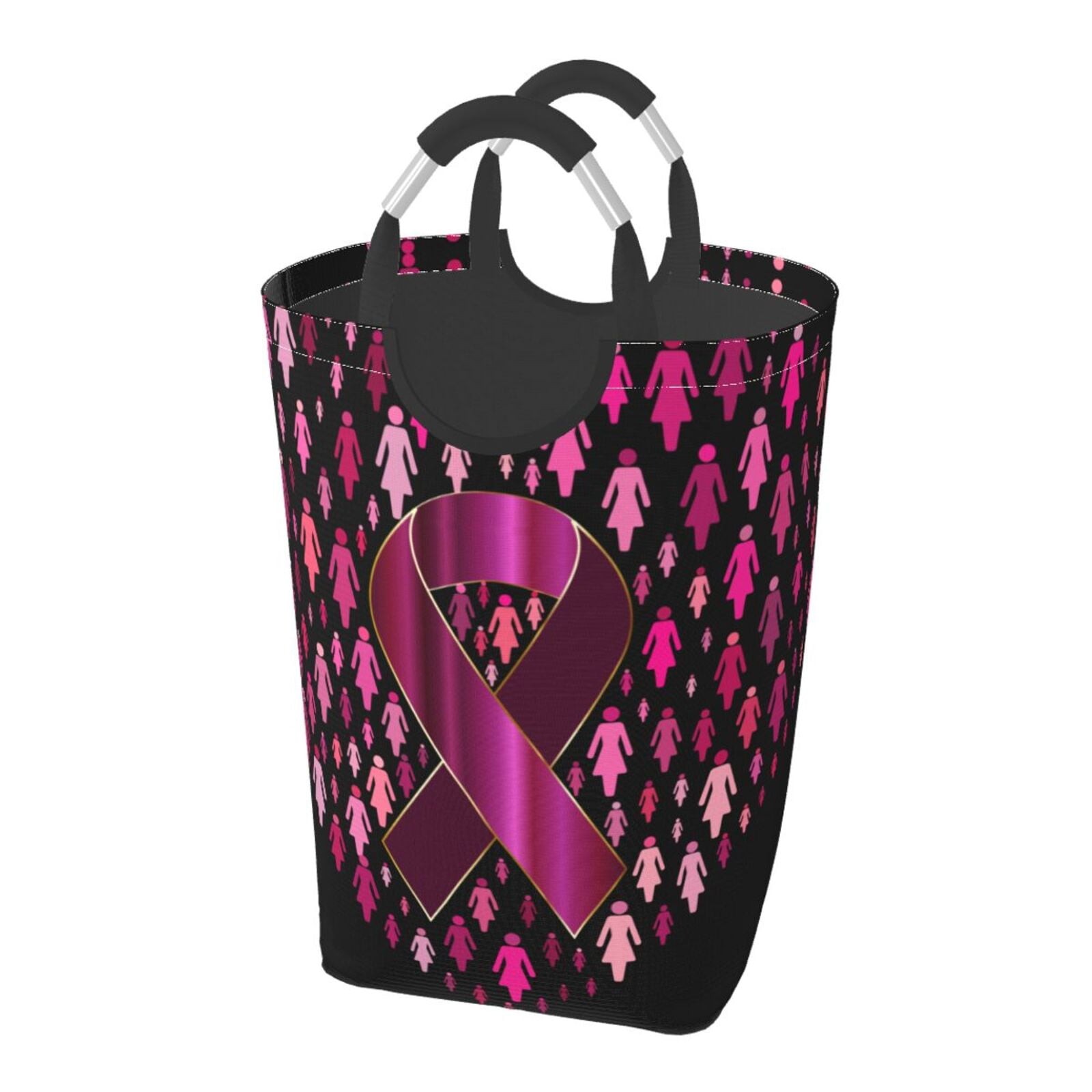 Breast Cancer Awareness Heart Rectangular Laundry Basket Organizer ...
