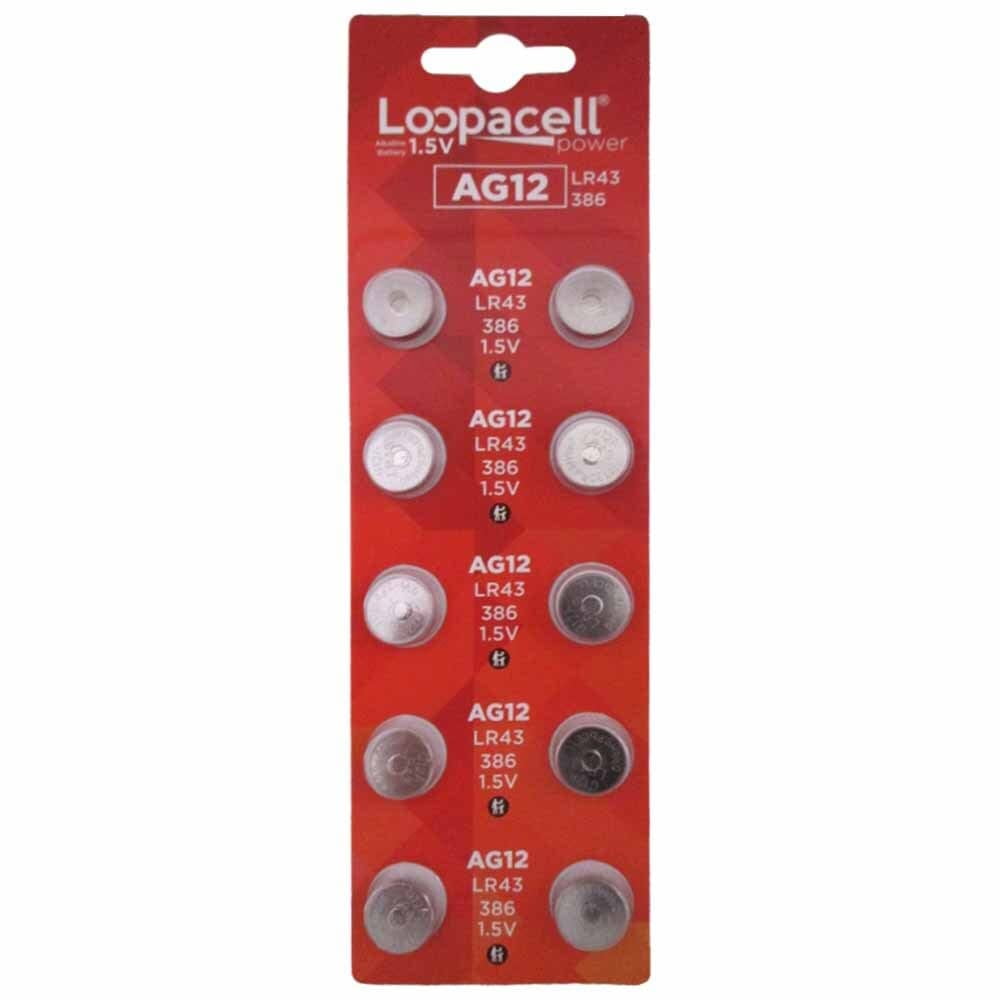 Click here for Loopacell Ag12 Lr43 386 Sr43 1.5v Alkaline Button... prices