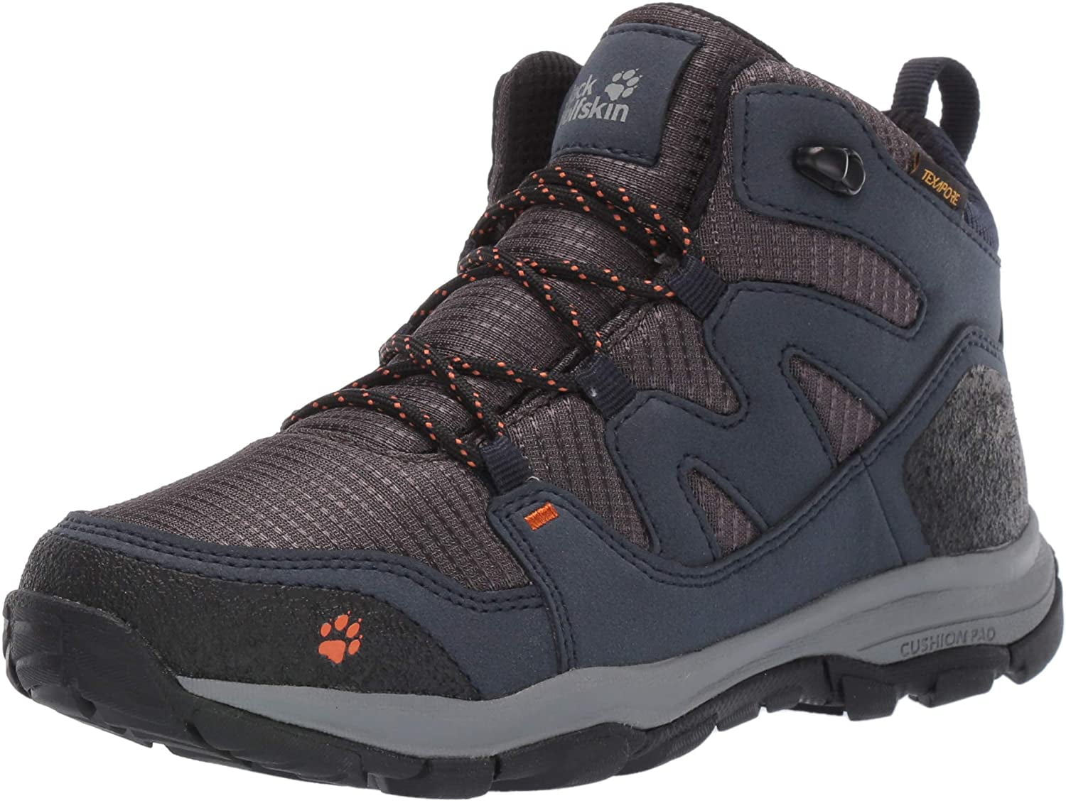 Jack Wolfskin Kids MTN Attack 3 Texapore Mid Waterproof Hiking Boot ...