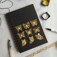 1set 9Pcs Nickel Self-adhesive Picture Stickers Metal Decals Golden ...