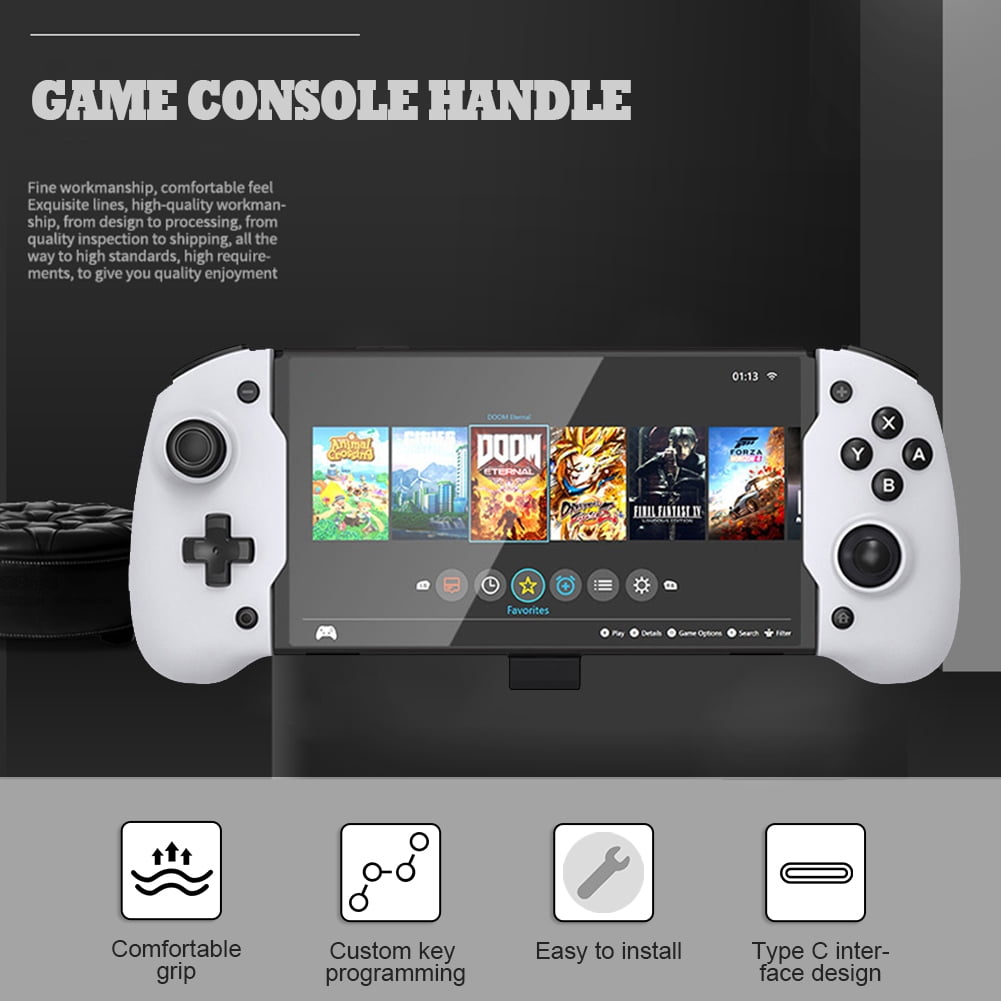 6-Axis Gyro Joystick for NS/NS OLED Double Motor Vibration Joypad ...