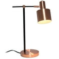 Simple Designs Metal Table Lamp, Rose Gold - Walmart.com