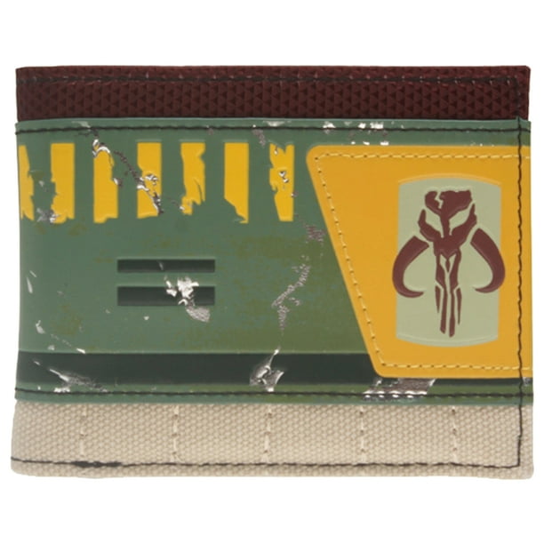 Star Wars Bifold Wallet - Large Boba Fett Wallet - Walmart.com