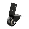 L Shaped Bracket Casters Wheel Quiet Rolling Replacement Furniture ...