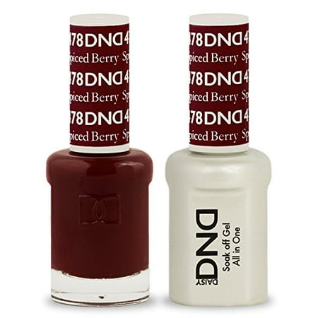 DND Nail Polish Gel & Matching Lacquer Set (478 - Spiced Berry ...