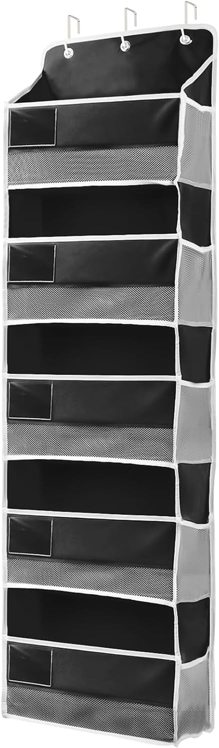 5-Tier Over Door Storage, Door Organizer Hanging with 10 Side Pocket ...