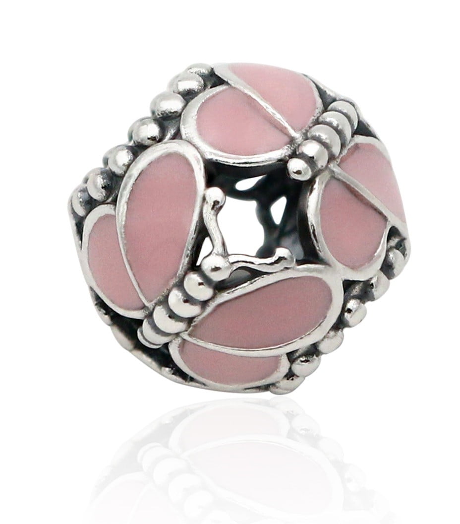 PANDORA - PANDORA Pink Butterflies Charm - Walmart.com - Walmart.com