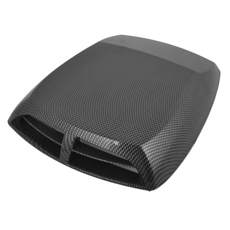 Car Air Flow Intake Scoop Turbo Bonnet Vent Cover Hood Check Pattern ...