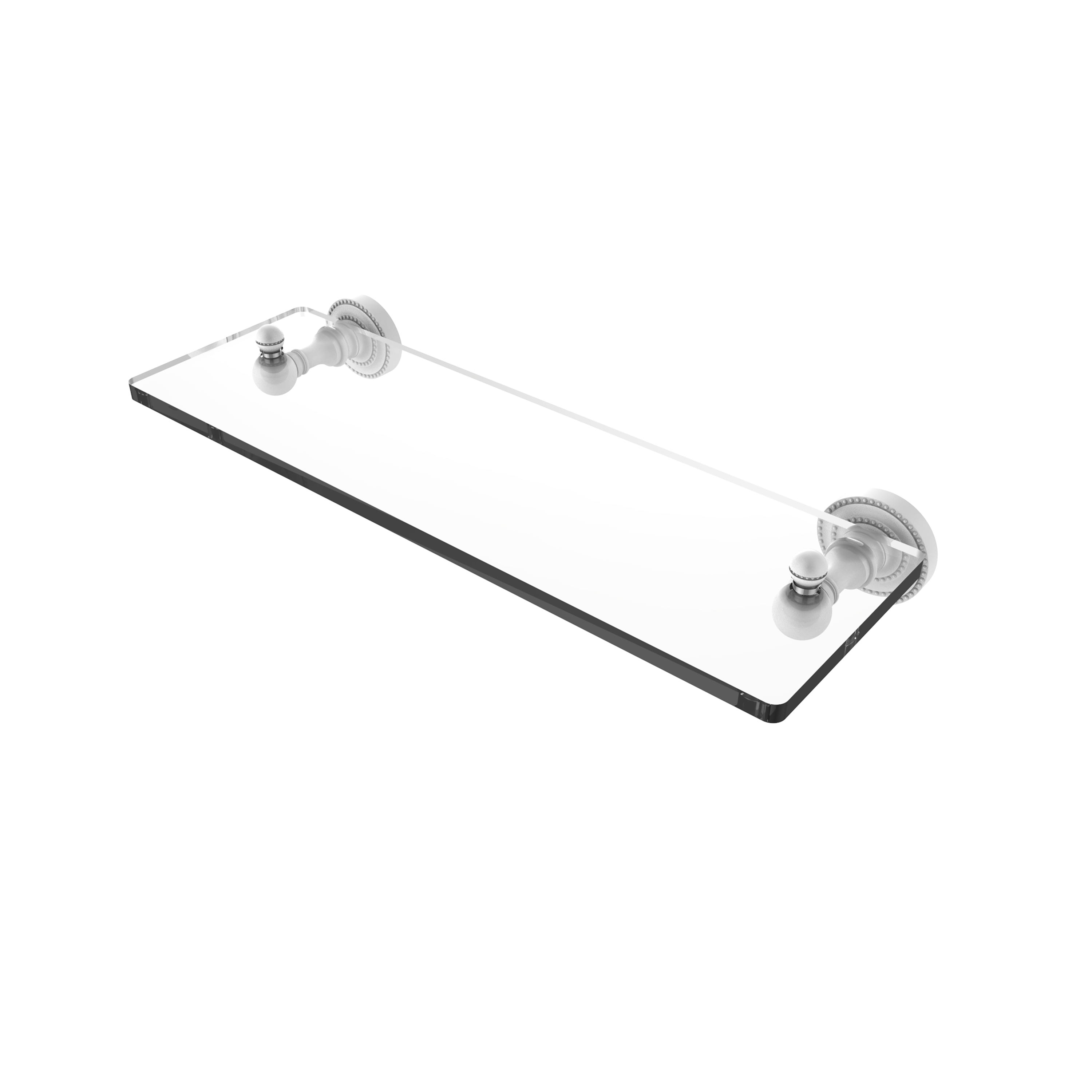 Dottingham Collection 16 Inch Single Glass Shelf - Walmart.com