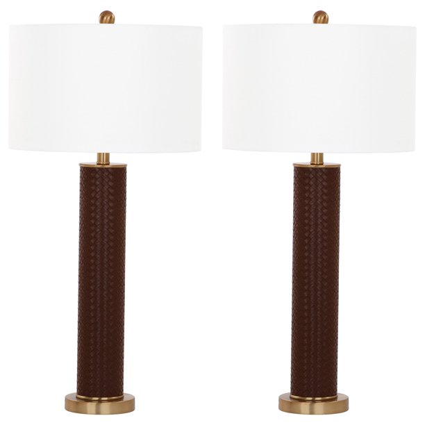 Safavieh Ollie Faux Table Lamp with CFL Bulb, Multiple Colors, Set of 2 ...
