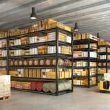 REIBII 84" H Garage Shelving Heavy Duty Storage Shelves 3500LBS ...