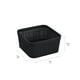 Simplify 6 Pack Plastic Organizing Storage Basket Set, Black - Walmart.com