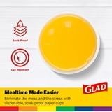 Glad Everyday Disposable Paper Cups with Rainbow Design (12 oz, 50 ...